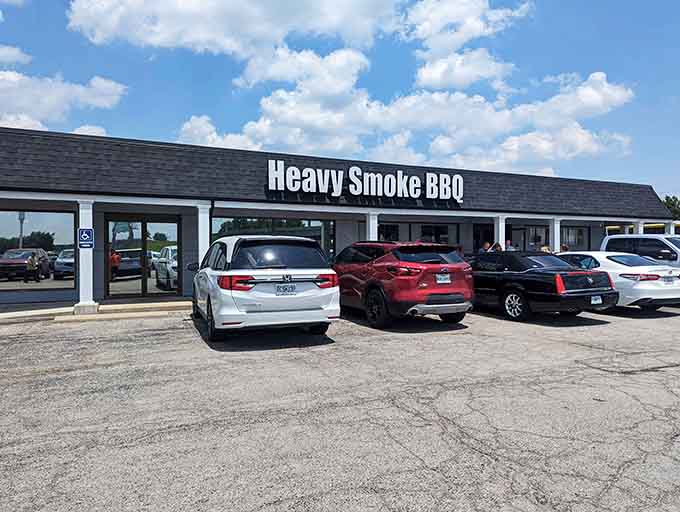 That bold sign isn't just announcing a restaurant, it's declaring a barbecue revolution in St Peters.