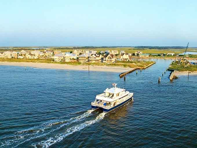 That ferry isn't just transportation, it's your official departure from the world of traffic jams and car payments.