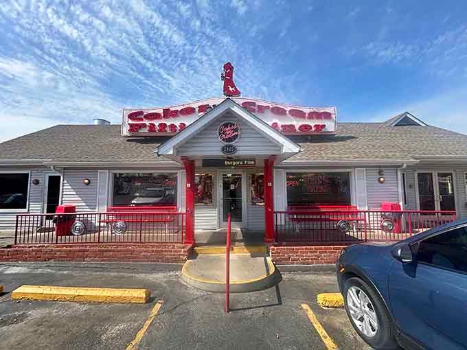 When a diner puts this much effort into the exterior, you know the milkshakes mean business.