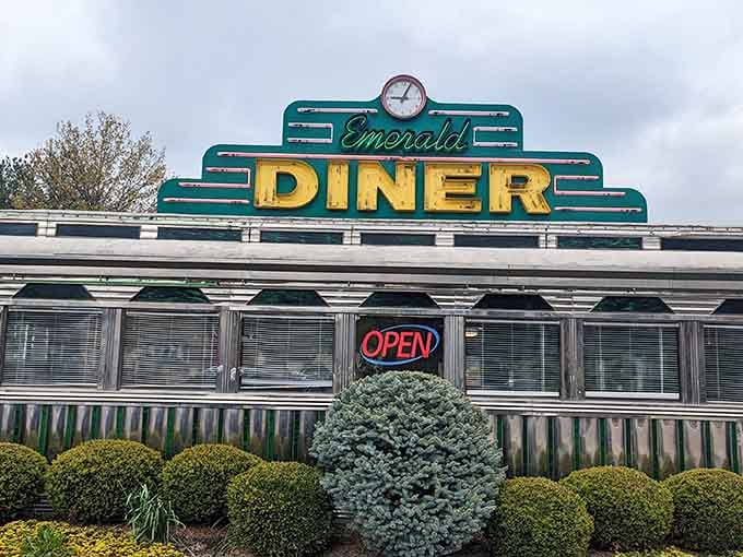 That gleaming emerald and chrome exterior isn't just eye candy—it's a beacon calling you home to breakfast.