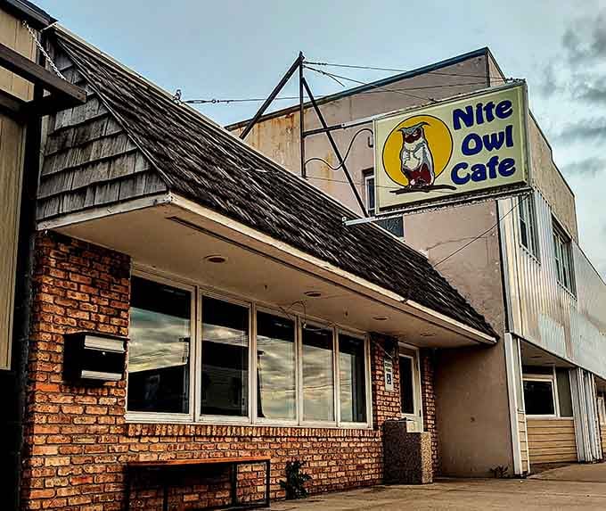 That cheerful owl sign on Main Street in L'Anse is basically saying, "Hey, good food lives here."