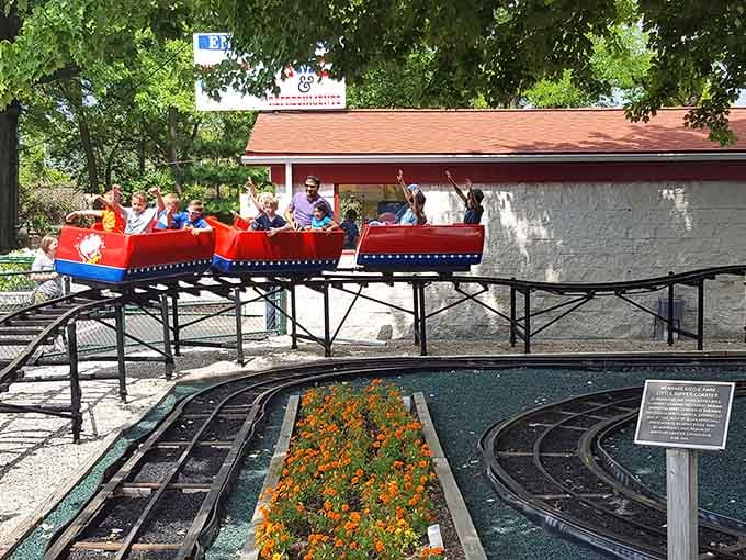 The Little Dipper delivers thrills perfectly calibrated for pint-sized daredevils, creating roller coaster memories without requiring therapy sessions later.