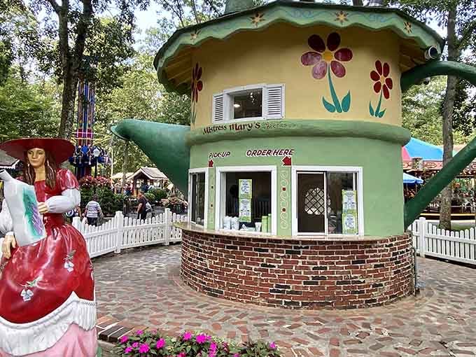 That entrance isn't just for show, it's your portal to a world where calories don't count and magic is mandatory.