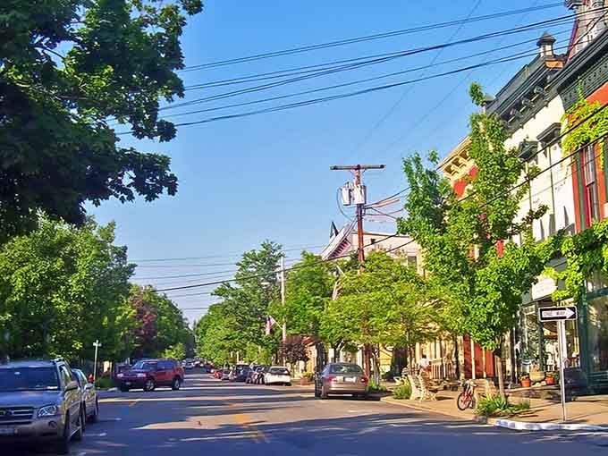 Tree-lined Main Street looks like it was designed specifically to lower your cortisol levels instantly.