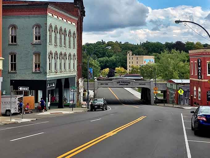 Third Street's historic architecture proves that buildings used to have personality before everything became a glass box.