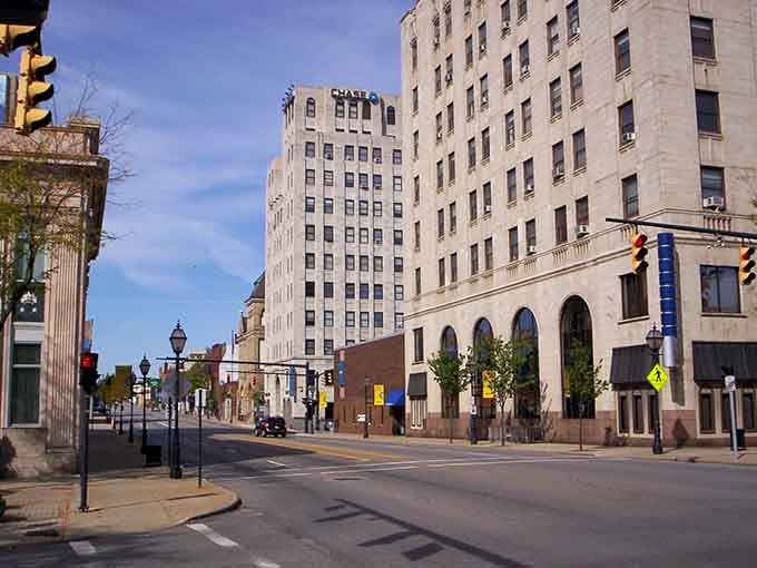 Downtown Mansfield rises with the kind of architectural confidence that doesn't require a coastal zip code to impress.