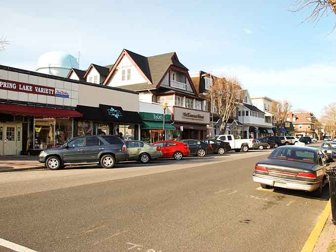 Third Avenue's charming downtown district features local shops and classic architecture that make Spring Lake feel like a step back in time.