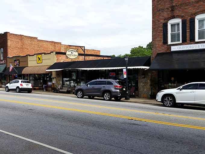 Downtown Landrum stretches out like a time capsule that somebody actually wanted to preserve instead of bulldoze.