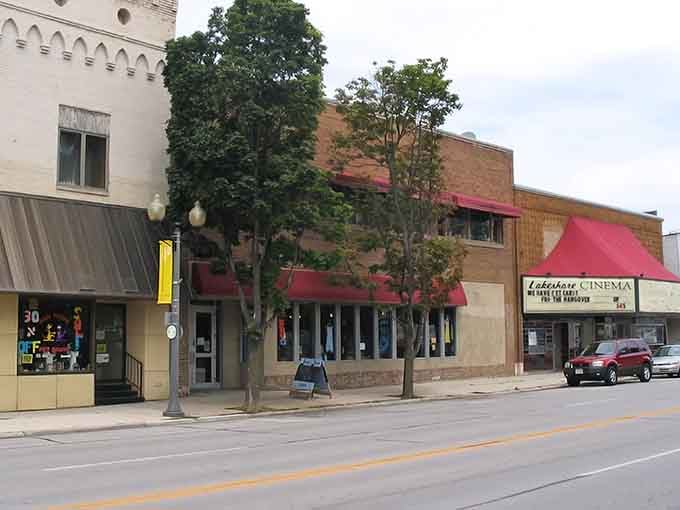 Downtown Manitowoc's historic storefronts remind you when main streets actually meant something beyond just a Monopoly board.