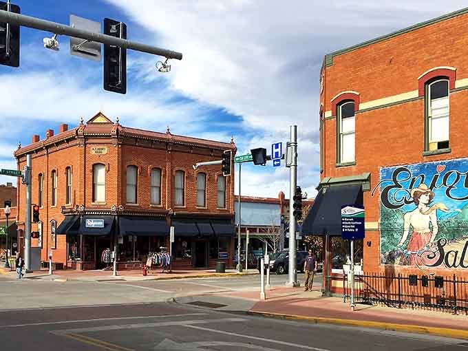 Those colorful Victorian storefronts aren't just pretty—they're your new daily walking route to coffee and conversation.