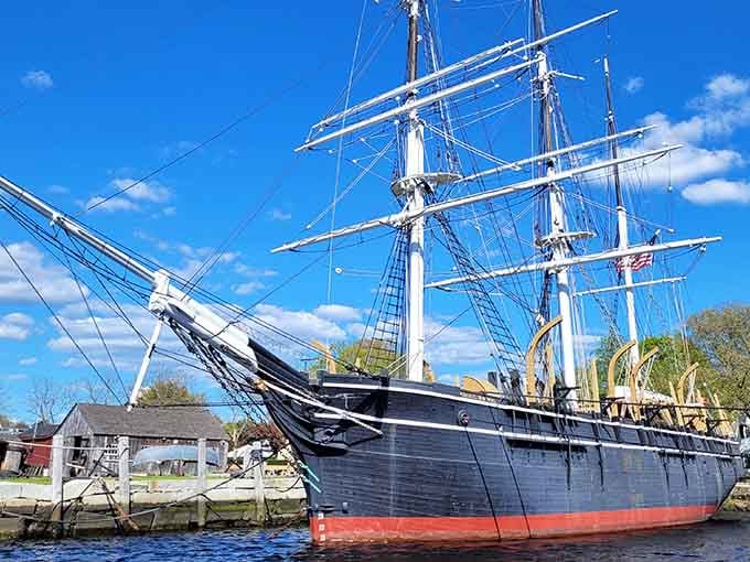 There he is, the Charles W. Morgan, looking as majestic as the day he first kissed the ocean.