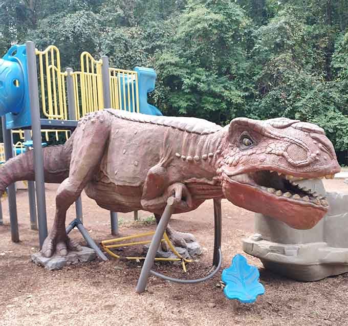 Meet your new climbing buddy who's been waiting 65 million years for someone to play with him.
