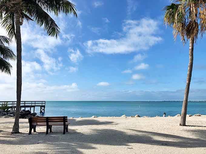 Those palm trees aren't just providing shade&mdash;they're framing your personal slice of paradise like nature's own picture frame.