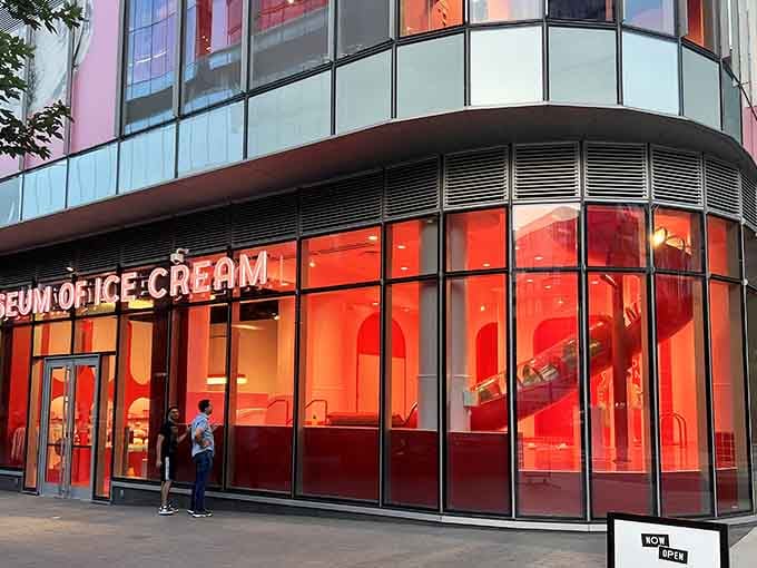 That glass exterior isn't just a building, it's a promise of joy waiting inside.