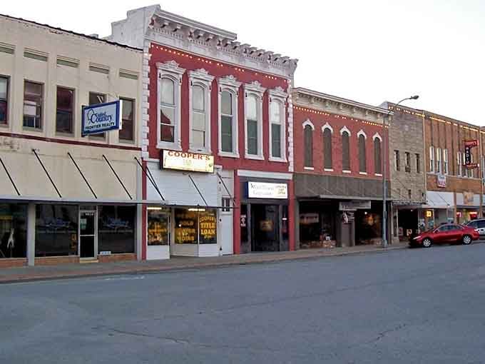 Those historic storefronts aren't just pretty—they're proof that good bones never go out of style, unlike your nephew's man bun.