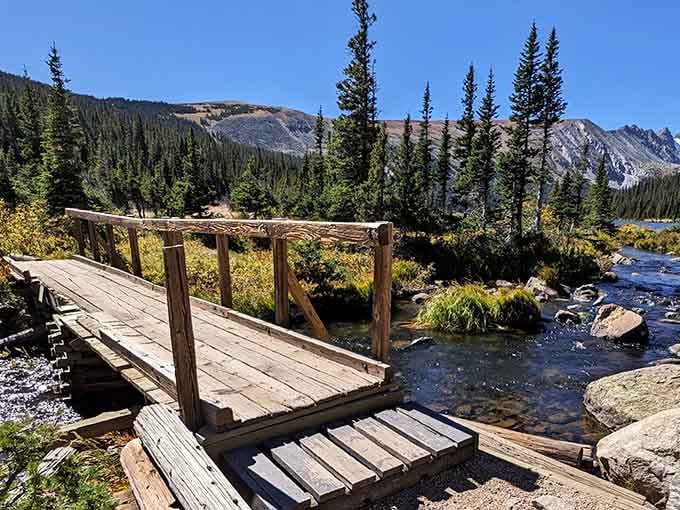 That wooden bridge isn't just functional, it's your gateway to views that'll make your heart skip a beat or two.