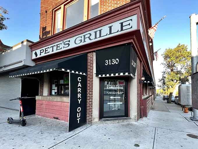 That red brick facade hides Baltimore's breakfast secret better than a magician hides rabbits in hats.