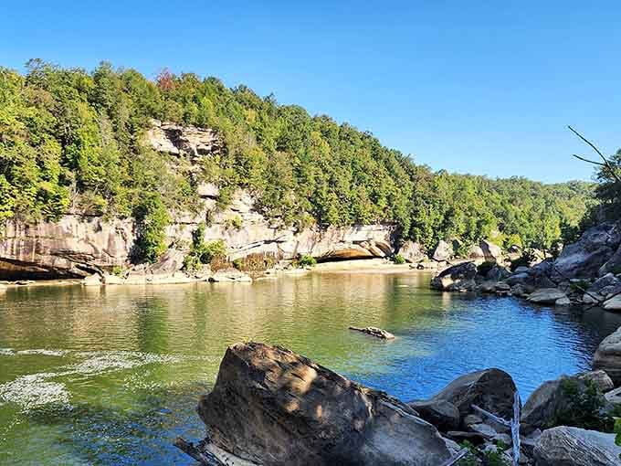 These ancient rock formations frame crystal waters so inviting, you'll forget your phone exists for a blissful moment.