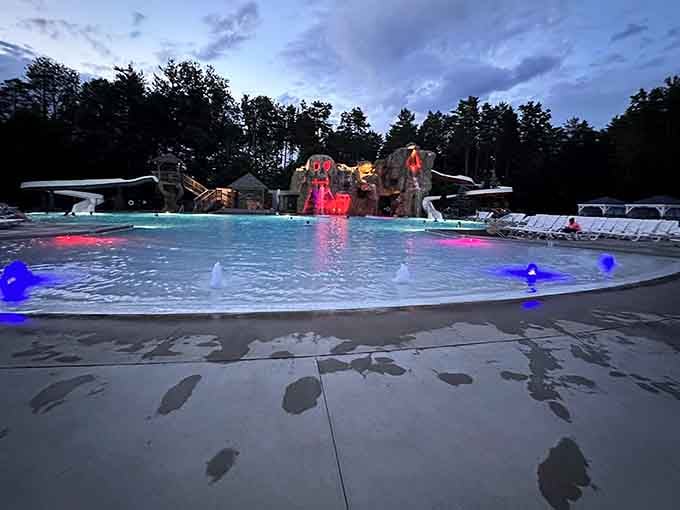 When someone builds a tropical paradise in the Adirondacks, complete with mountain views that'll make your jaw drop.