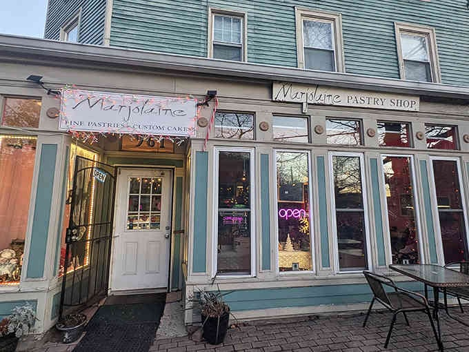 That charming storefront isn't just pretty; it's been luring pastry lovers into sweet surrender for over four decades.