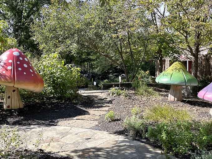 Those oversized mushrooms aren't a fever dream, they're your new favorite photo backdrop in Cincinnati.