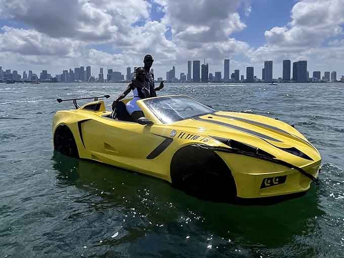 Bright yellow never looked so good against turquoise water, proving that some color combinations are just scientifically perfect for joy.