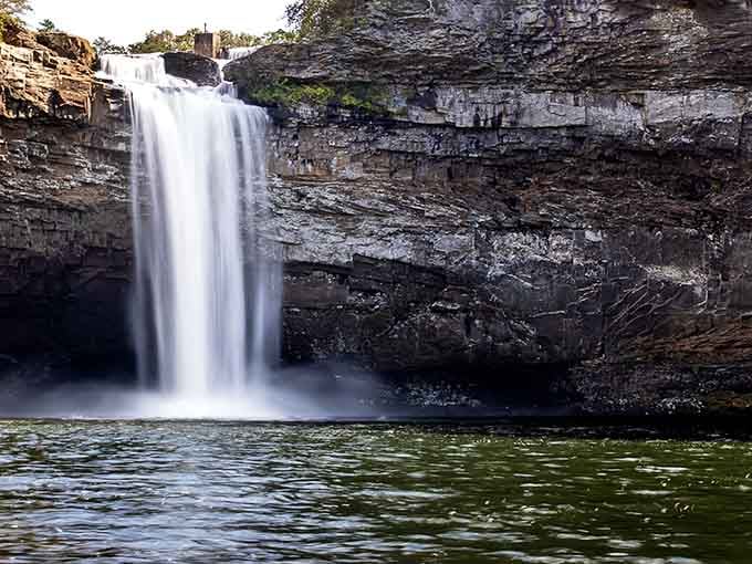When a waterfall looks this perfect, you start to wonder if nature hired a landscape architect.
