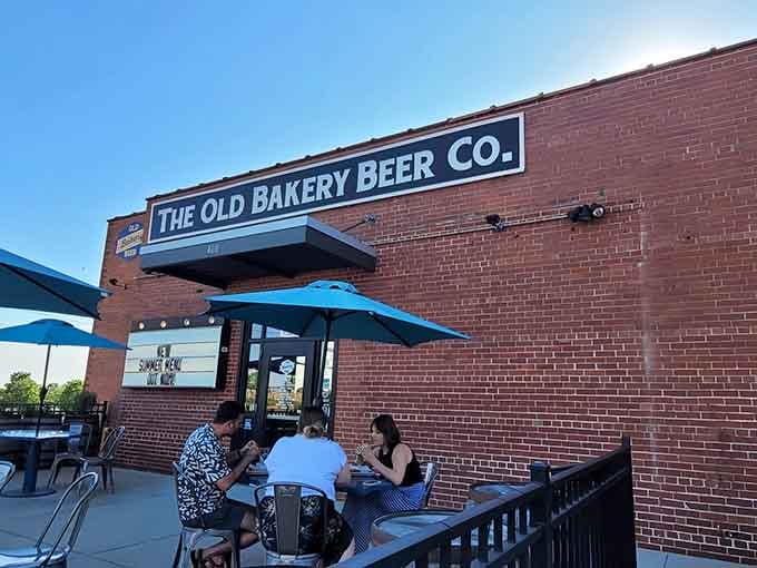 That classic brick facade isn't just for show&mdash;it's where carbs transformed from bread to beer, and honestly, that's evolution at its finest.
