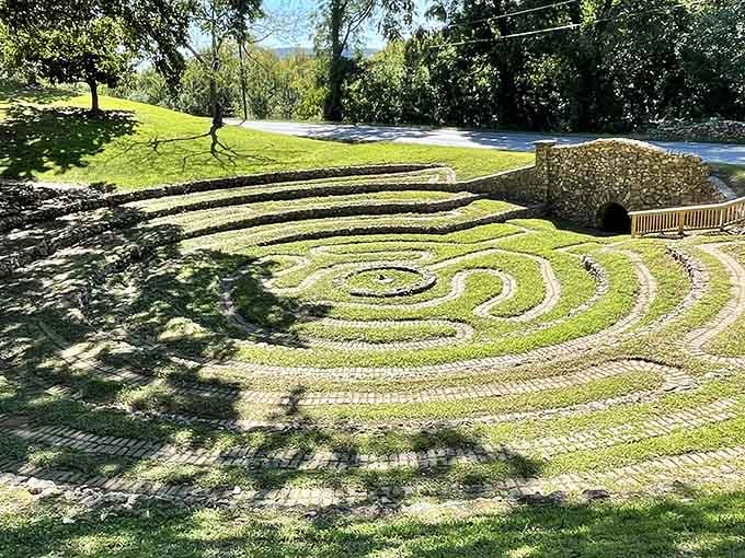 The Labyrinth of Rome spreads out in perfect spirals, proving that getting lost never looked so organized.