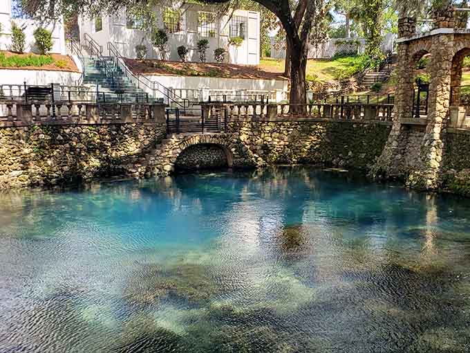 That blue water hits different when you realize it's been flowing nonstop for thousands of years.