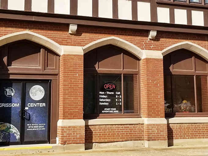 That Tudor-style exterior isn't what you'd expect for a space museum, but Missouri loves a good plot twist.