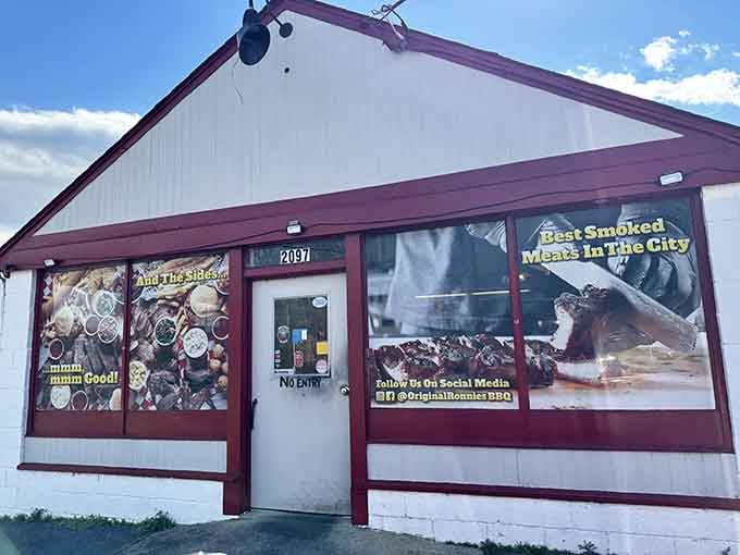 That unassuming white building with the red trim is where barbecue magic happens daily in Henrico.