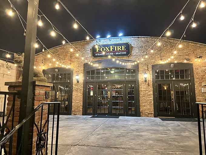 This inviting entrance on West State Street leads to some of the finest beef in Illinois.