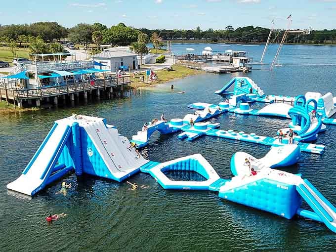 Your new favorite workout disguised as pure fun, complete with natural lake views and guaranteed laughter throughout.