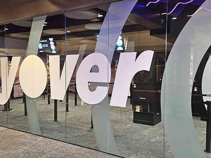 Those oversized letters aren't just for show&mdash;they're your first hint that subtlety isn't on the menu here.