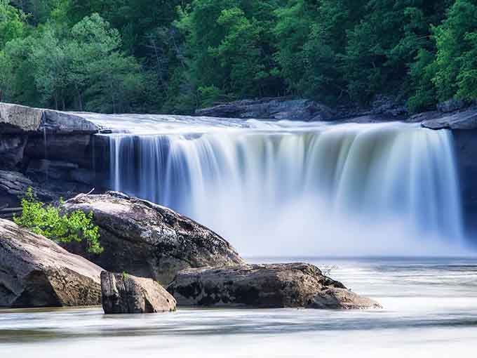 When 3,600 cubic feet of water per second decides to show off, this is what happens.