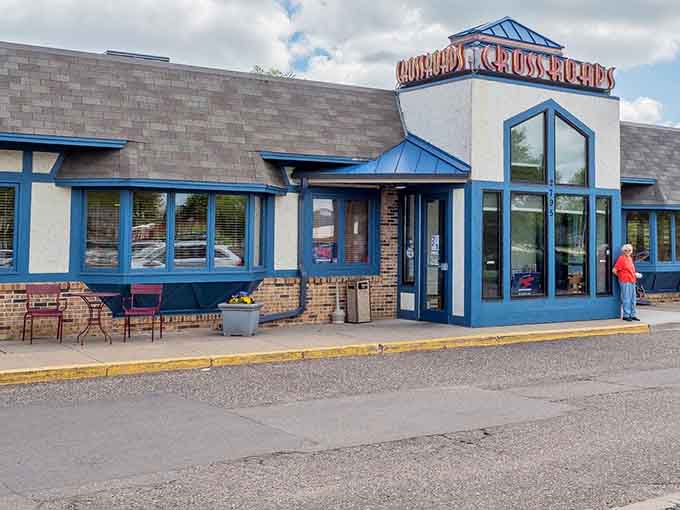 That distinctive blue-trimmed exterior isn't just eye-catching—it's your beacon to sandwich paradise in Minnetonka.