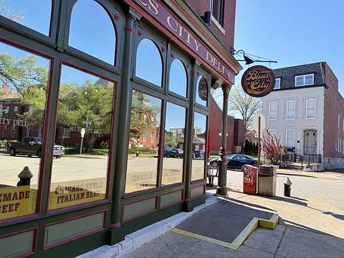 Those arched windows aren't just pretty, they're portals to sandwich paradise waiting just beyond that welcoming entrance.