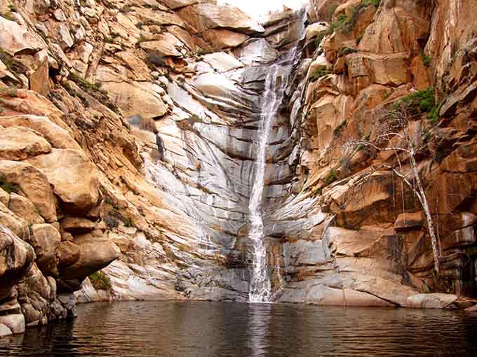 This is what happens when Mother Nature decides to show off&mdash;80 feet of pure waterfall perfection cascading into paradise.