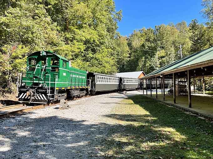The platform awaits your arrival, where boarding a train still feels like the beginning of a real adventure, not just transportation.