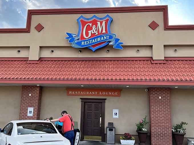 The entrance to Maryland's crab cake hall of fame looks surprisingly humble for such legendary status.