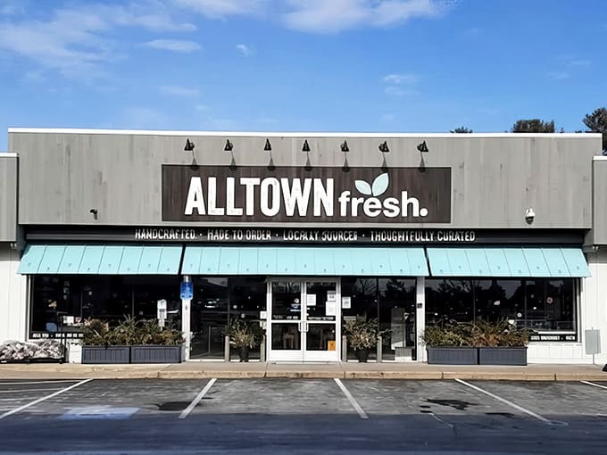 This isn't your average gas station storefront, and those words "handcrafted" and "locally sourced" prove it.