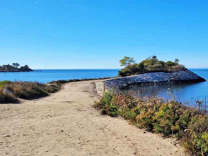 That sandy path to The Knob looks deceptively simple until you realize paradise is waiting at the end.