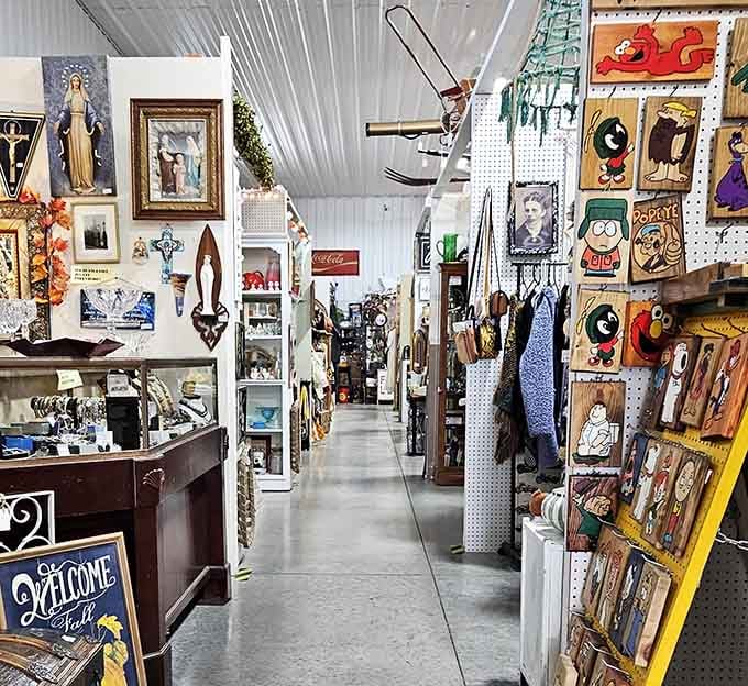 Every aisle at Crown Antique Mall Inc. promises another discovery waiting to catch your eye and steal your heart.