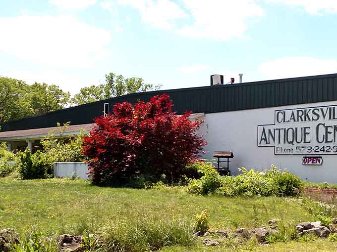 The Clarksville Antique Center stands ready to swallow your afternoon whole and make you grateful for it.
