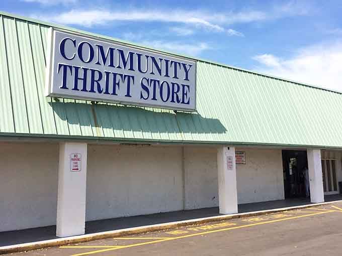 That unassuming warehouse exterior hides a treasure trove that'll make your bargain-hunting heart skip a beat.
