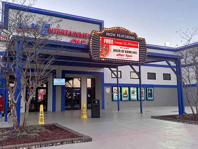 That classic marquee out front isn't just for show, it's your beacon to family fun when boredom threatens to strike.