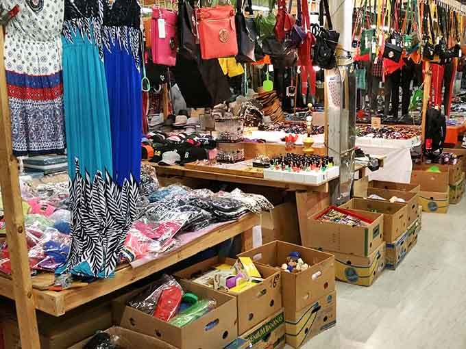 From colorful scarves to handbags and jewelry, this accessories booth offers endless options to add personality to any outfit you own.