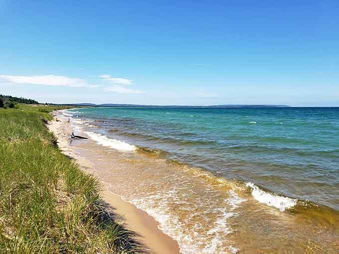 When the beach grass sways in the breeze and waves lap gently at your feet, you've found pure Michigan magic.