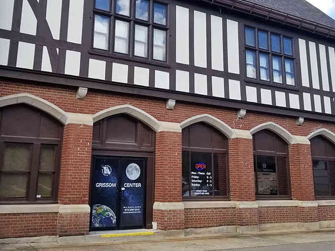That Tudor-style exterior isn't what you'd expect for a space museum, but Missouri loves a good plot twist.